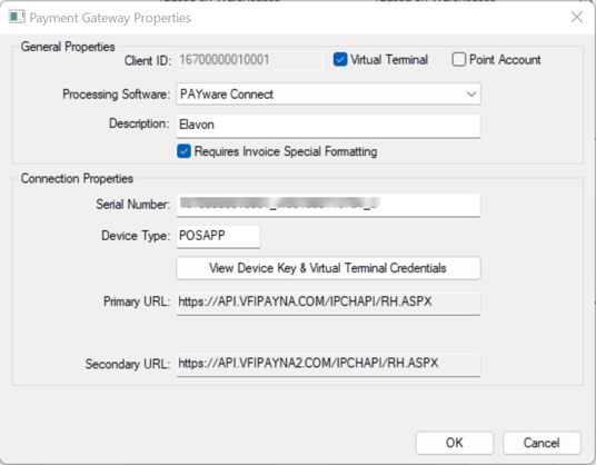 Virtual Terminal for Verifone