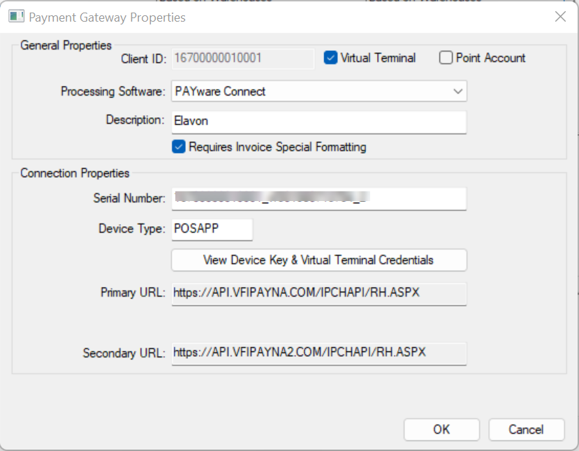 Virtual Terminal for Verifone
